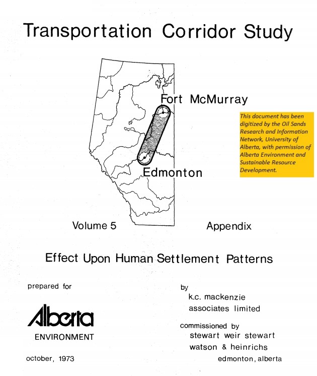 Transportation Corridor Study. Volume 5 Appendix: Effect on Human ... Transportation Corridor Study. Volume 5 Appendix: Effect on Human ...